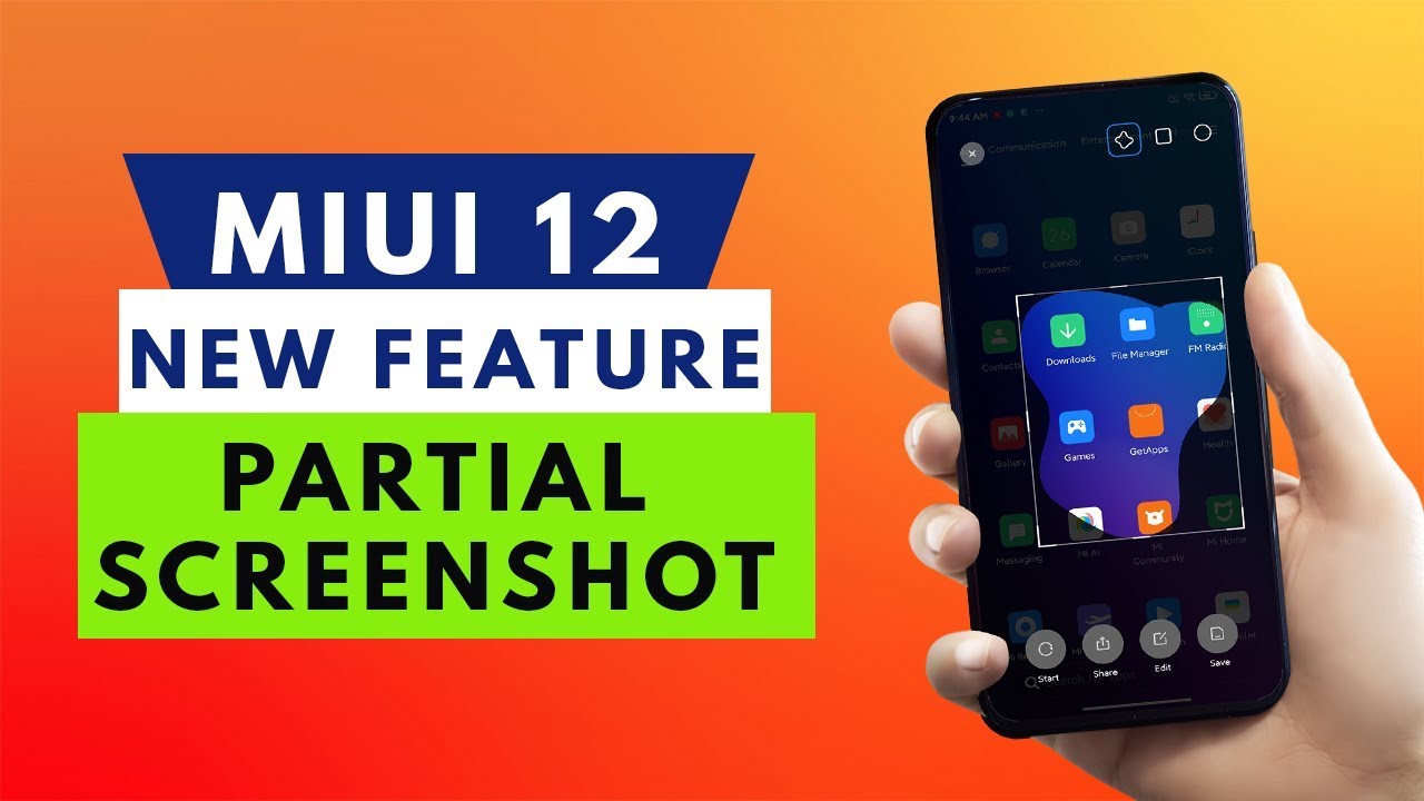 MIUI 12 Received Partial Screenshot Feature! - Tech in Deep